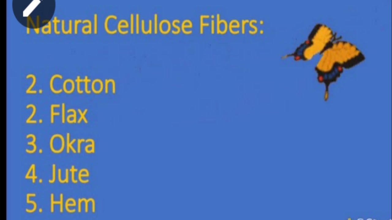Natural Cellouse Fiber - YouTube
