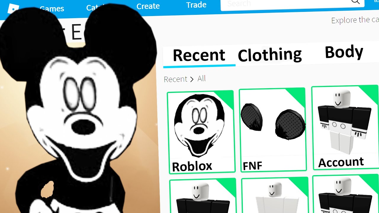 MAKING FRIDAY NIGHT FUNKIN MICKEY MOUSE.AVI a ROBLOX ACCOUNT (FNF ...
