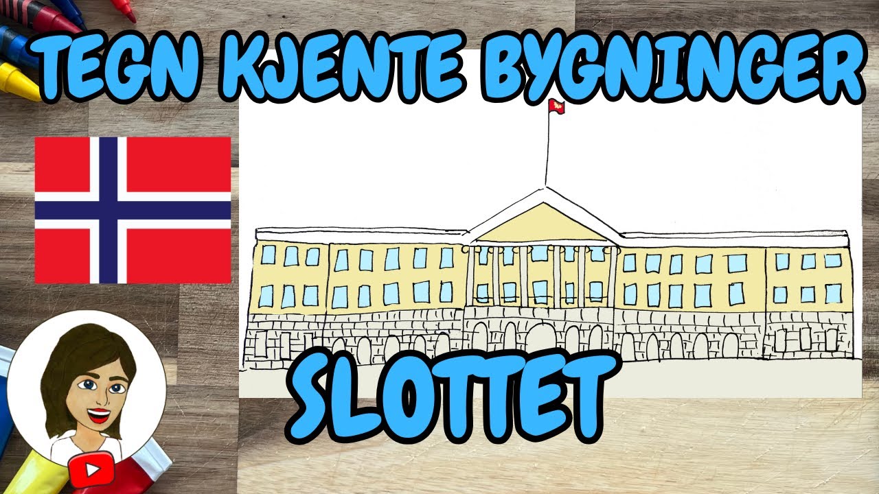 HVORDAN TEGNE KONGENS SLOTT (DET KONGELIGE SLOTT) - YouTube