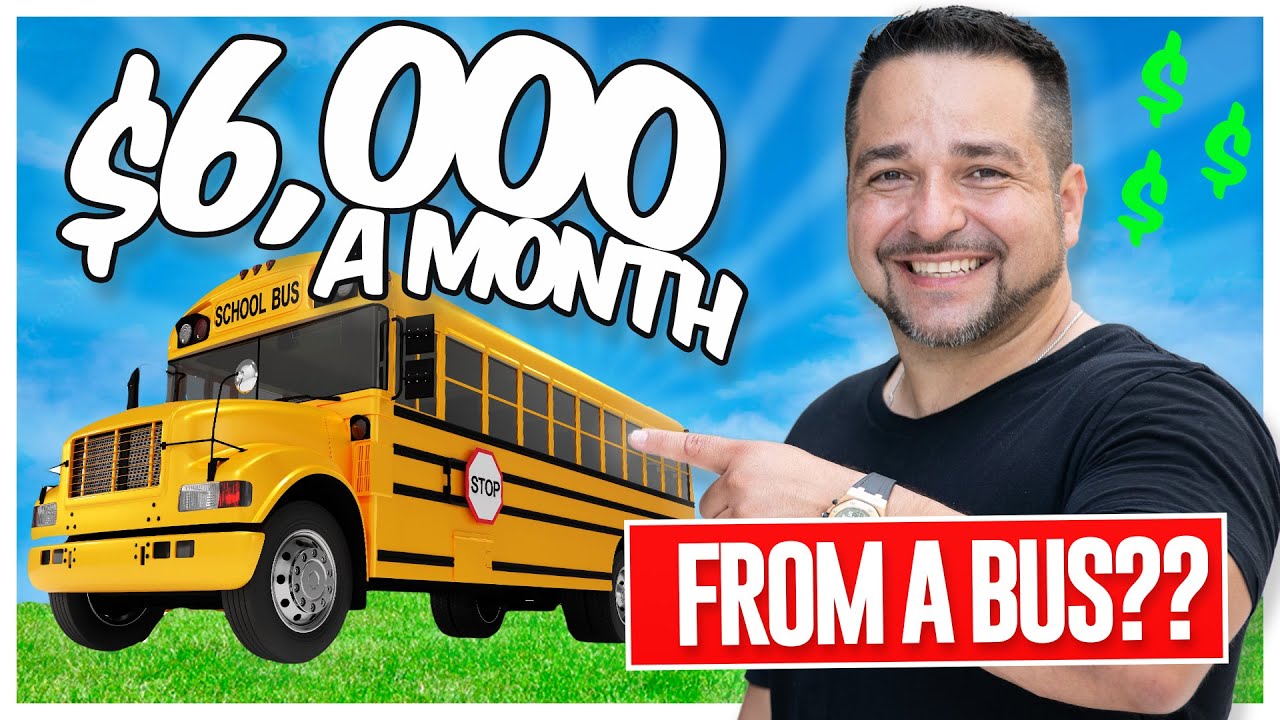 How to Make $6,000 a Month with this school bus! - YouTube