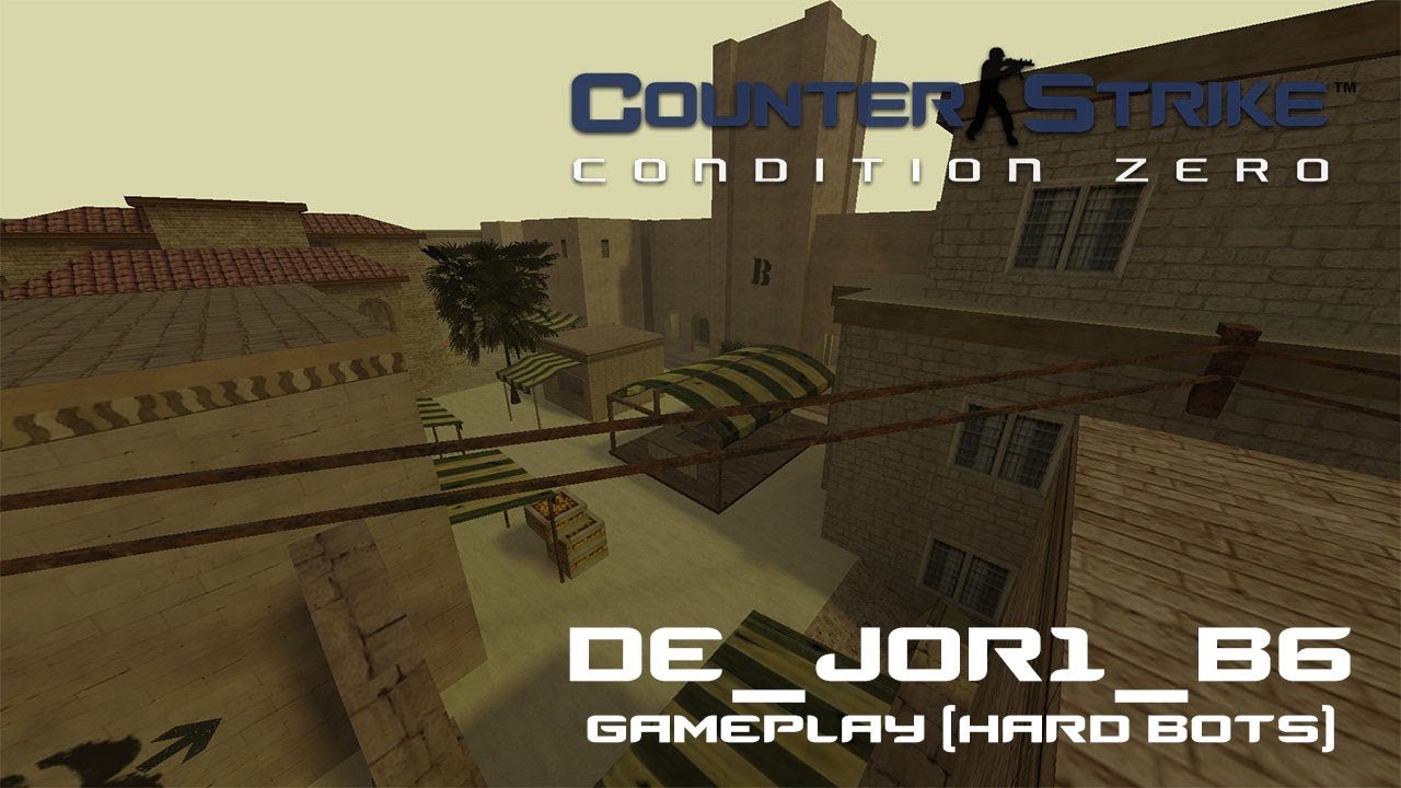 Counter-Strike Condition Zero de_jor1_b6 Gameplay (Hard Bots) - YouTube