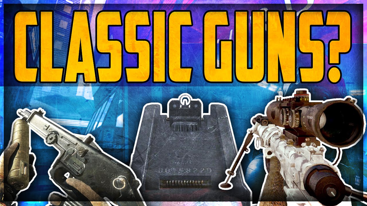 "CLASSIC GUN RETURNING?!?" COD AW: Throwback Gun Coming "Famas, UMP-45 and Intervention" - YouTube