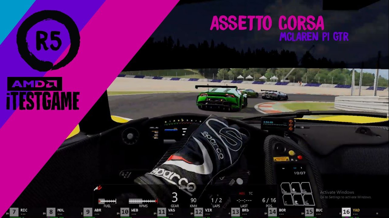 Test Assetto Corsa on AMD R5 M330 | 8GB RAM | i5 5200U - YouTube