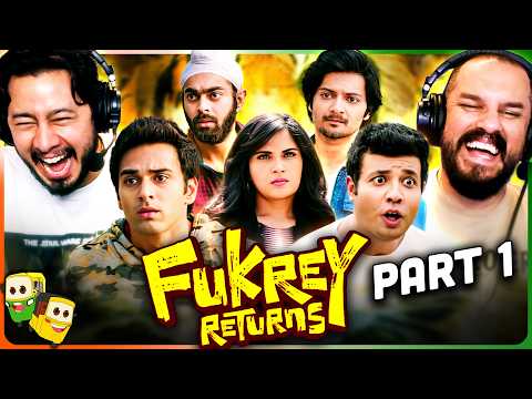 FUKREY RETURNS (Part 1) Movie Reaction! | Pulkit Samrat | Varun Sharma | Ali Fazal | Richa Chadda