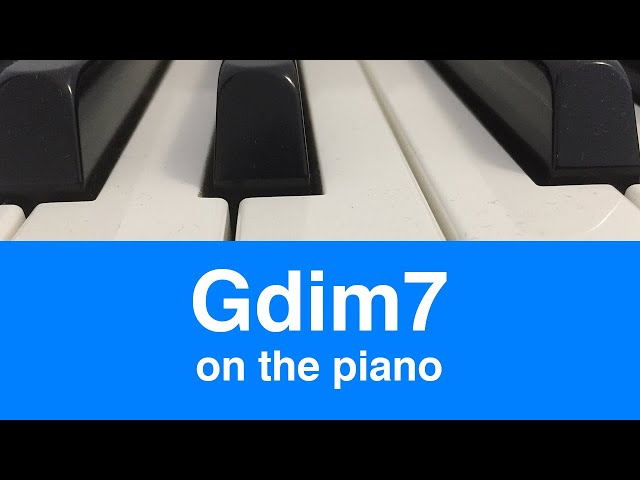 G Dim7 Piano Chord Can You Give Me Any Tips To Understand Beethoven's