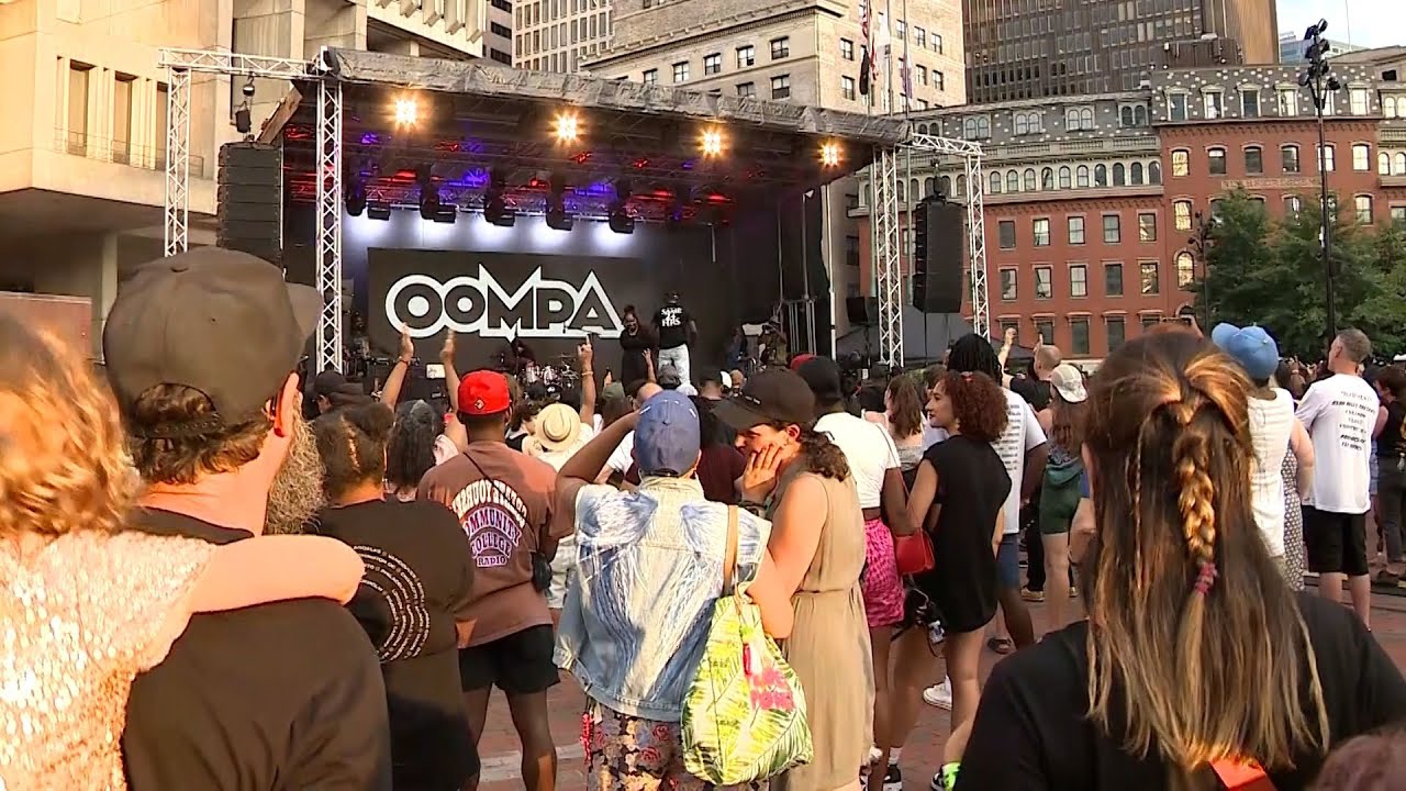 Boston celebrates 50 years of hip-hop with festival - YouTube