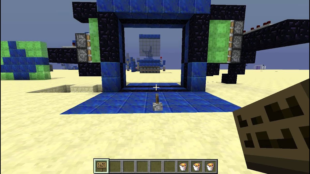 Minecraft 5x5 Slime Door (Asymmetrical) - YouTube