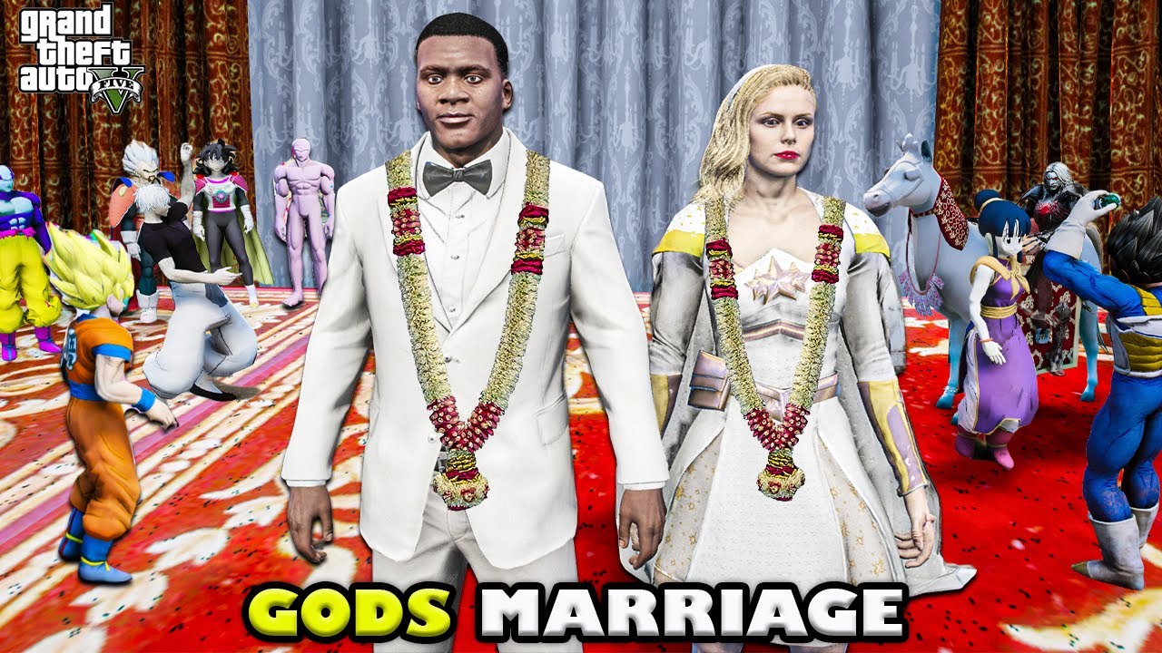 Franklin THE GOD Finally Getting Married To Heaven GODDES I'm GTA 5 ...