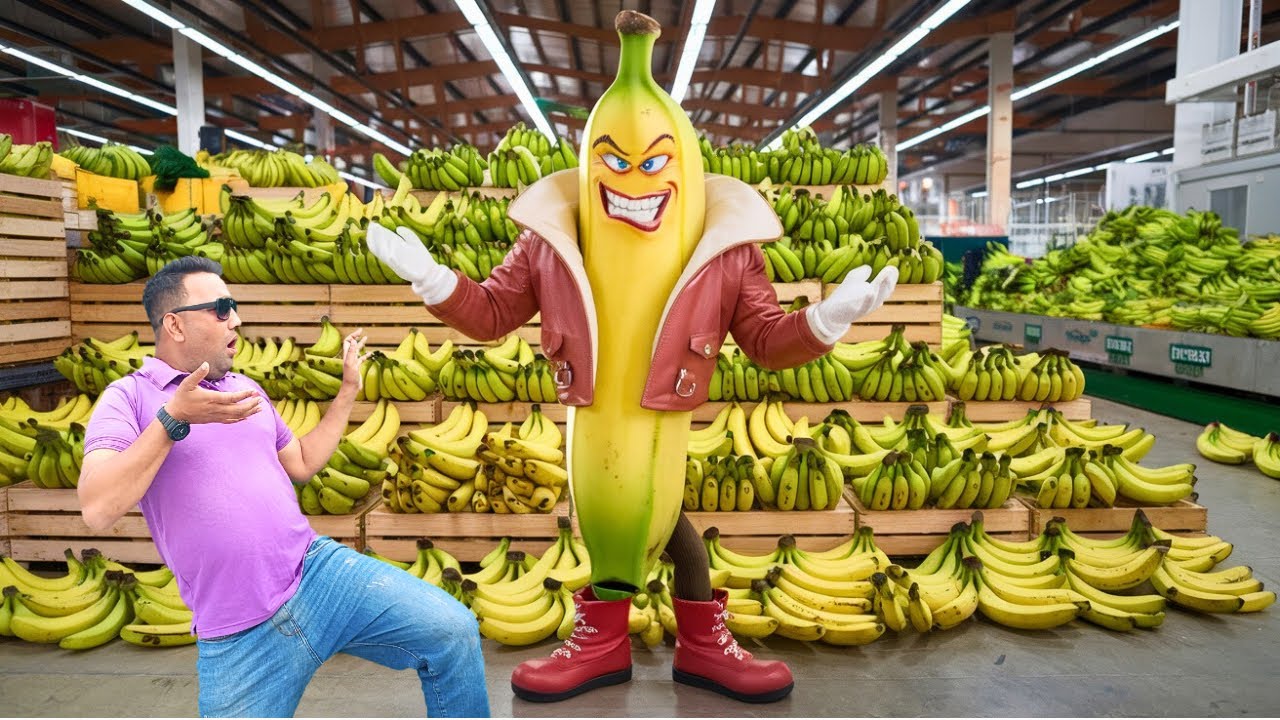 Banana Factory Processing Millions Of Bananas Using Modern Technology ...