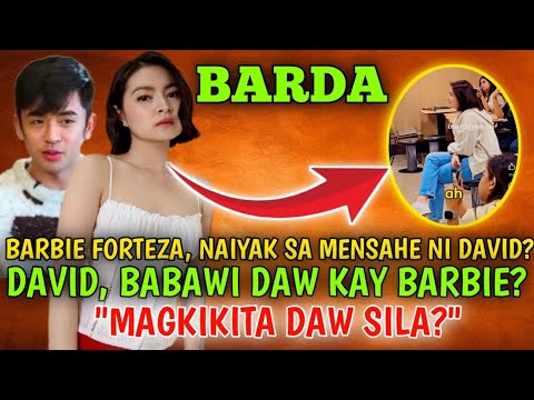BARBIE SOBRA ANG KILIG KAY DAVID!! SILA NABA TALAGA?? MGA BASHERS NG ...