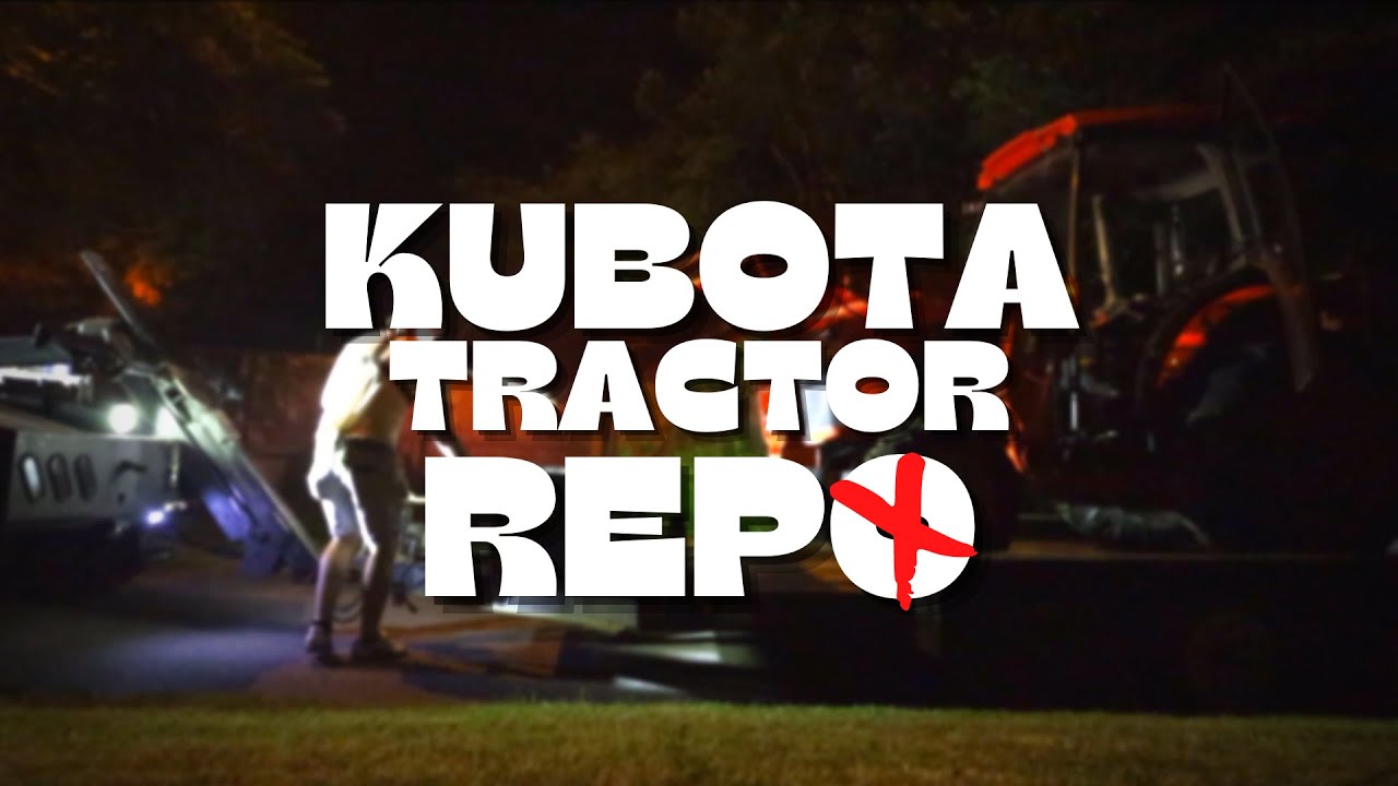 KUBOTA TRACTOR REPO - YouTube