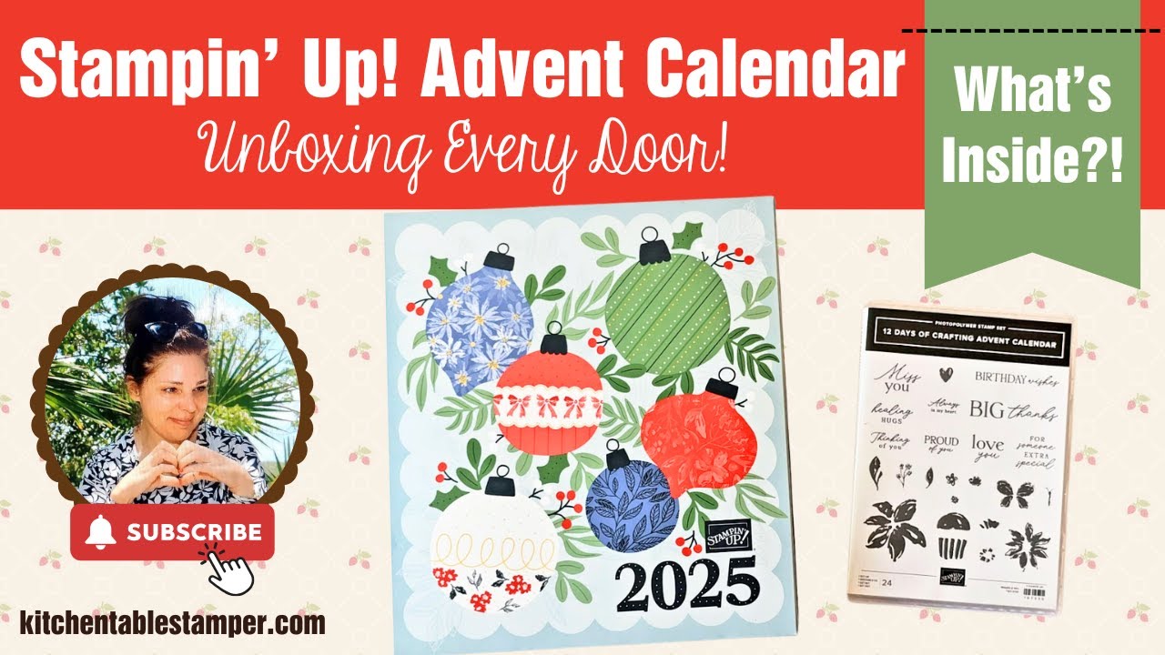 Stampin' Up! Advent Calendar 2025 Unboxing | Kitchen Table Stamper ...