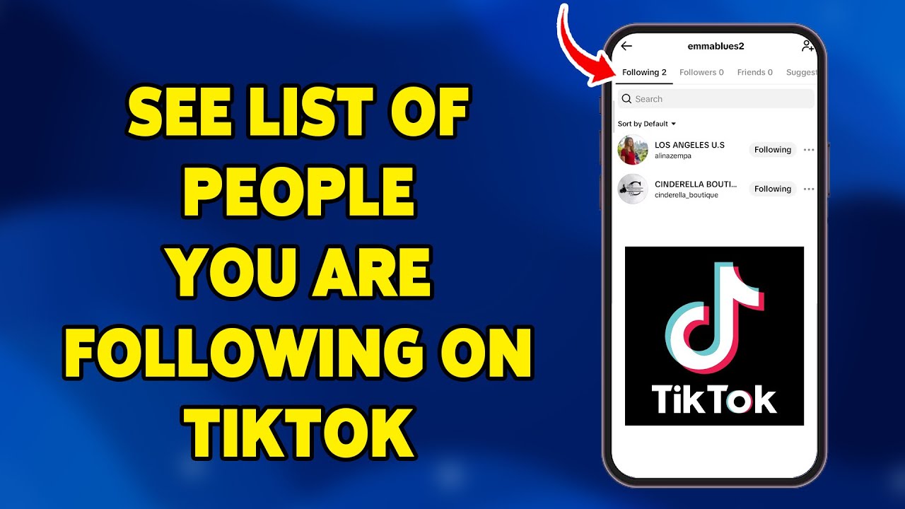 How To See List Of People You Are Following On TikTok 2025 | View Your ...