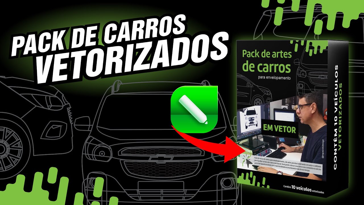 Personalize carros com FACILIDADE: Pack de artes em Corel para ...