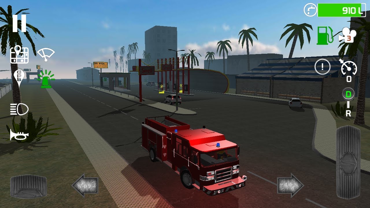 Fire Engine Simulator #1 Android IOS GamePlay Walkthrough | Fire Truck ...
