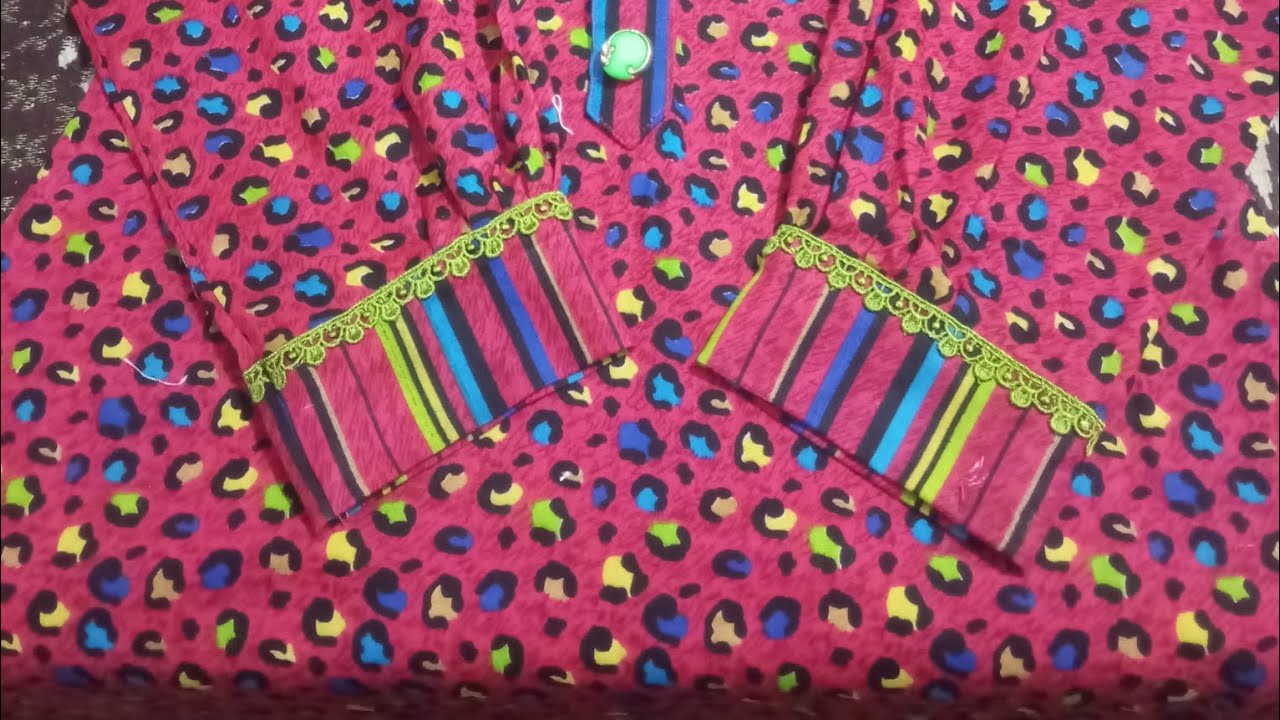 simple A-line frock design for young girls💙اےلاءن فراک کا خوبصورت ...