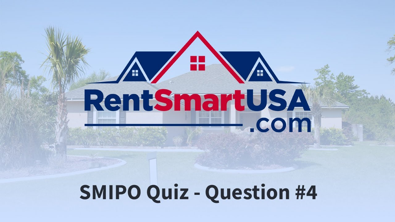 SMIPO Quiz - Question #4. RentSmart USA - YouTube