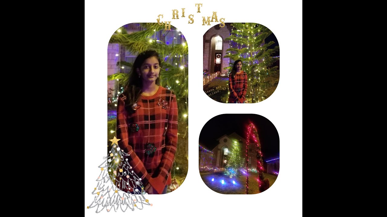 Aleena Roy /Angel stars/Portland / Texas/Christmas lightings. - YouTube