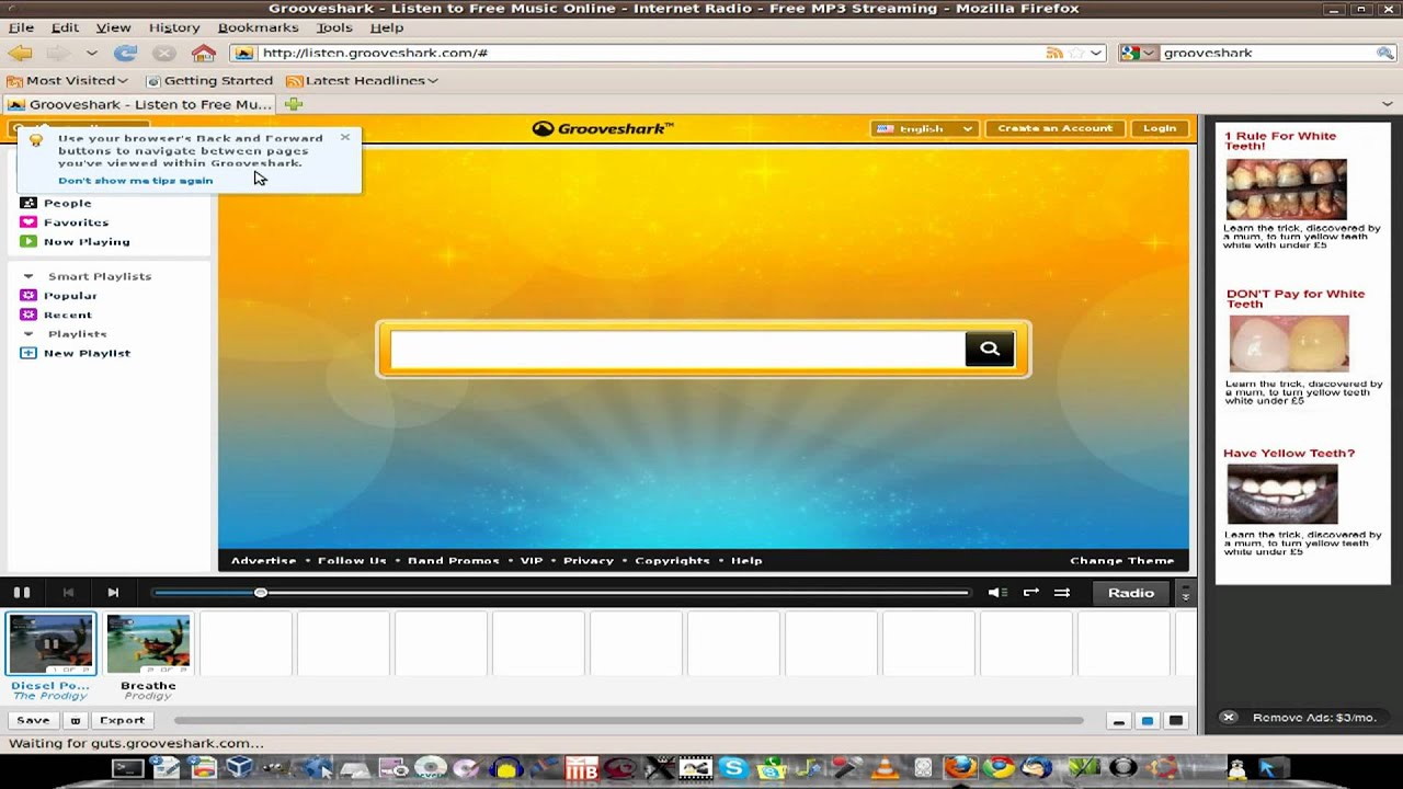 Grooveshark...more streaming groove tunes.. - YouTube