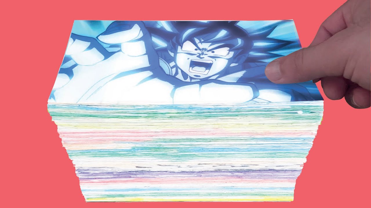 Dragon Ball Flip Book _ Friza Shoots Goku With Fireball - YouTube