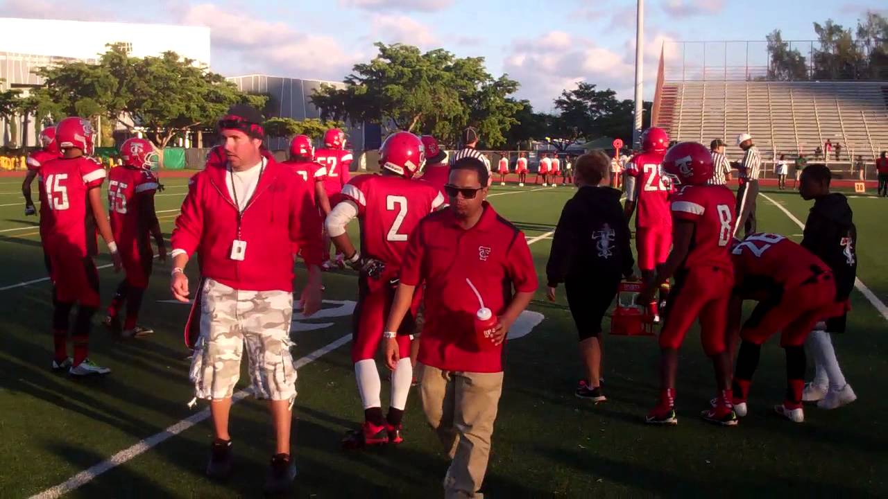 Tamiami Colts Defense Timeout Pop Warner Miami 2014 - YouTube