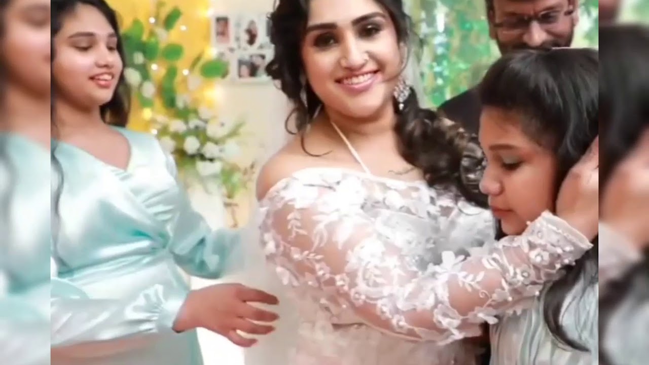 Vanitha Vijayakumar Marriage Video... Vanitha Vijayakumar With Peter ...