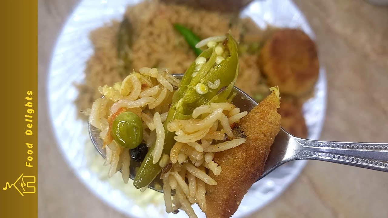Matar Pulao - Matar Chawal Recipe by Food Delights - YouTube