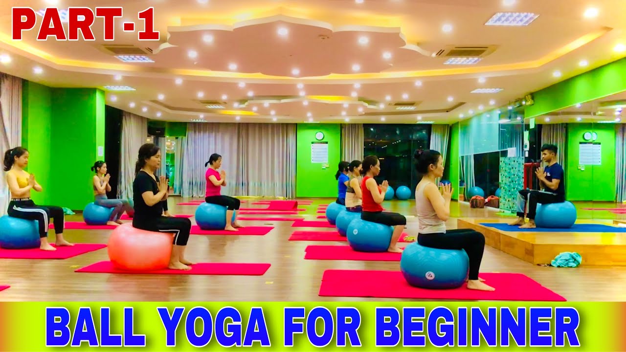 Ball Yoga For Beginner || Yoga Ball || Basic Yoga || Rajesh Yoga - YouTube
