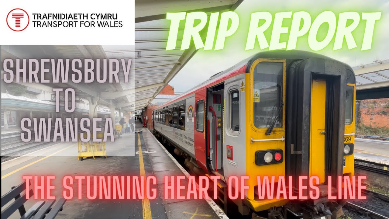 The stunning Heart of Wales Line (well at least some of it), Shrewsbury ...