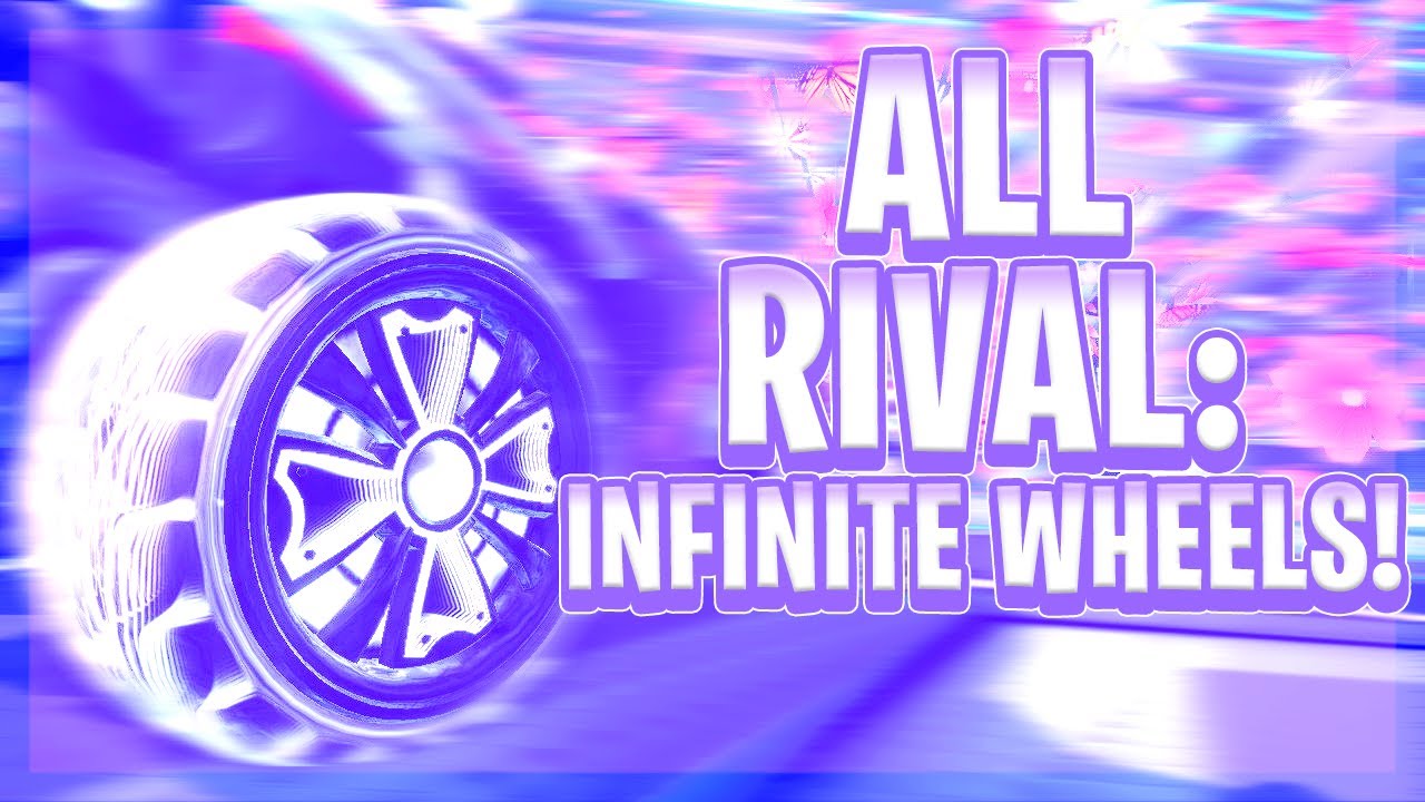 ALL *NEW* PAINTED RIVAL: INFINITE WHEELS! (Rocket League Fan Rewards ...