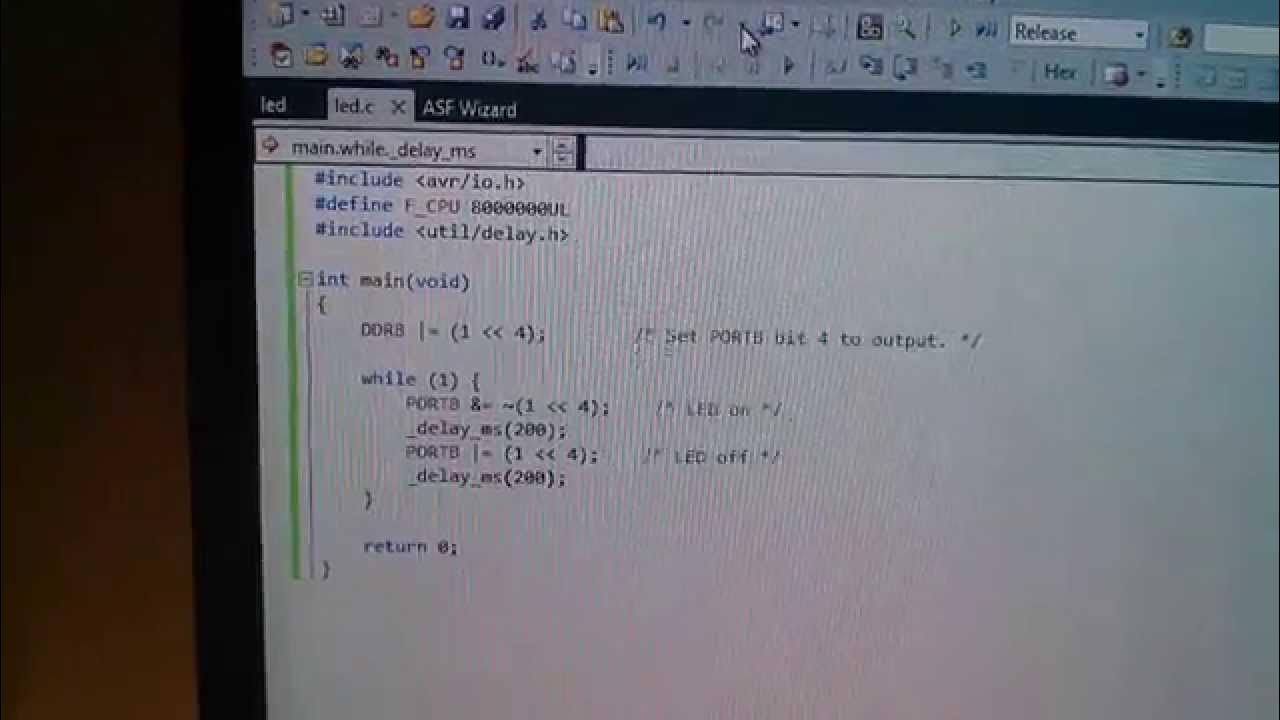 Programando un ATTINY2313 con Arduino mediante ISP - YouTube