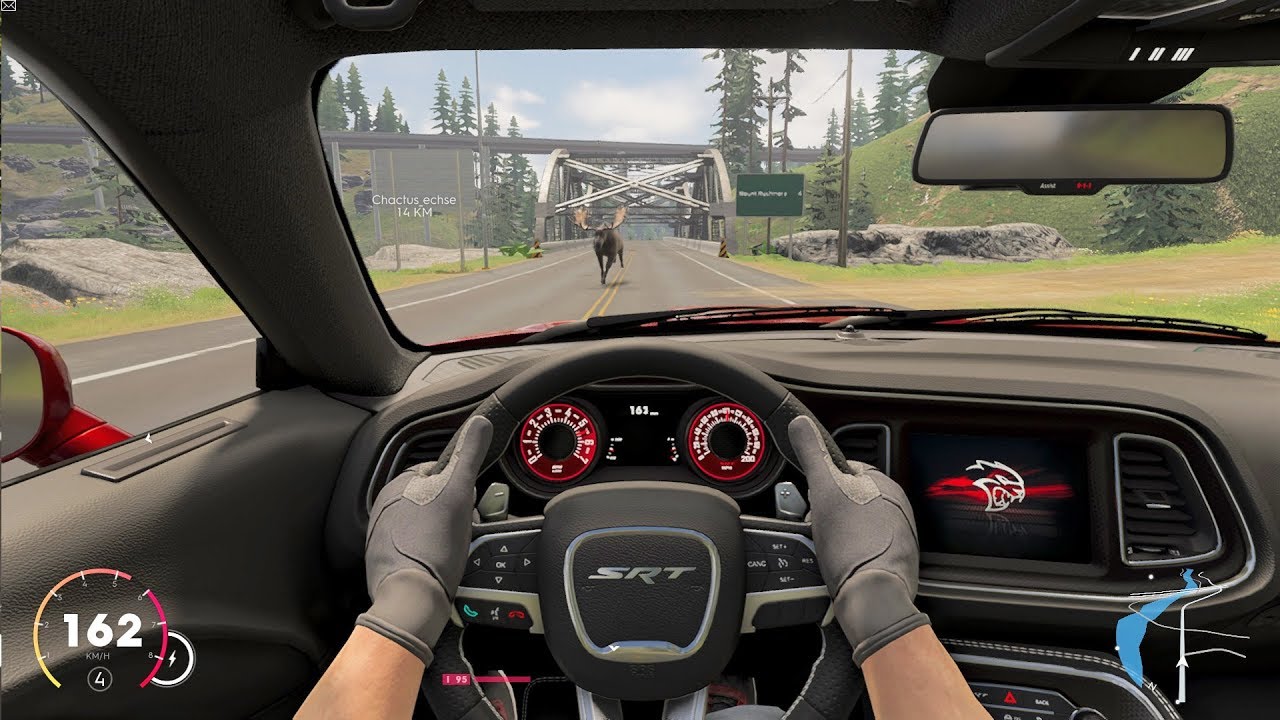 The Crew 2 - Dodge Challenger SRT Hellcat 2017 - Cockpit View Gameplay ...