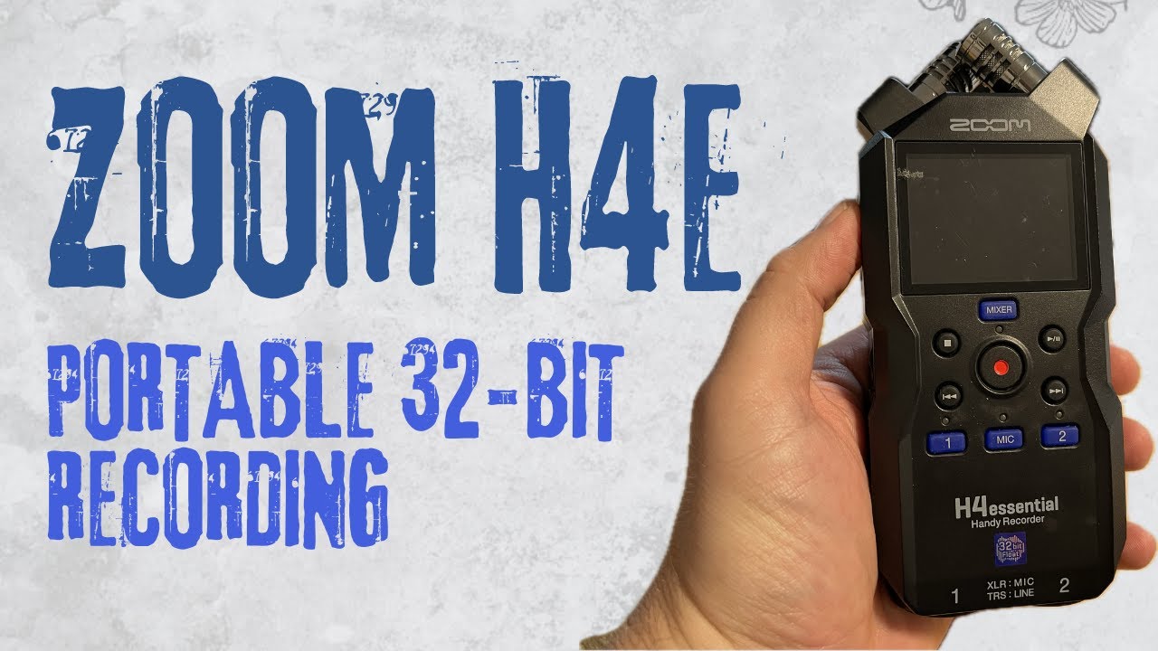 Zoom H4e Thoughts - Portable 32-bit Recording Versatility - YouTube