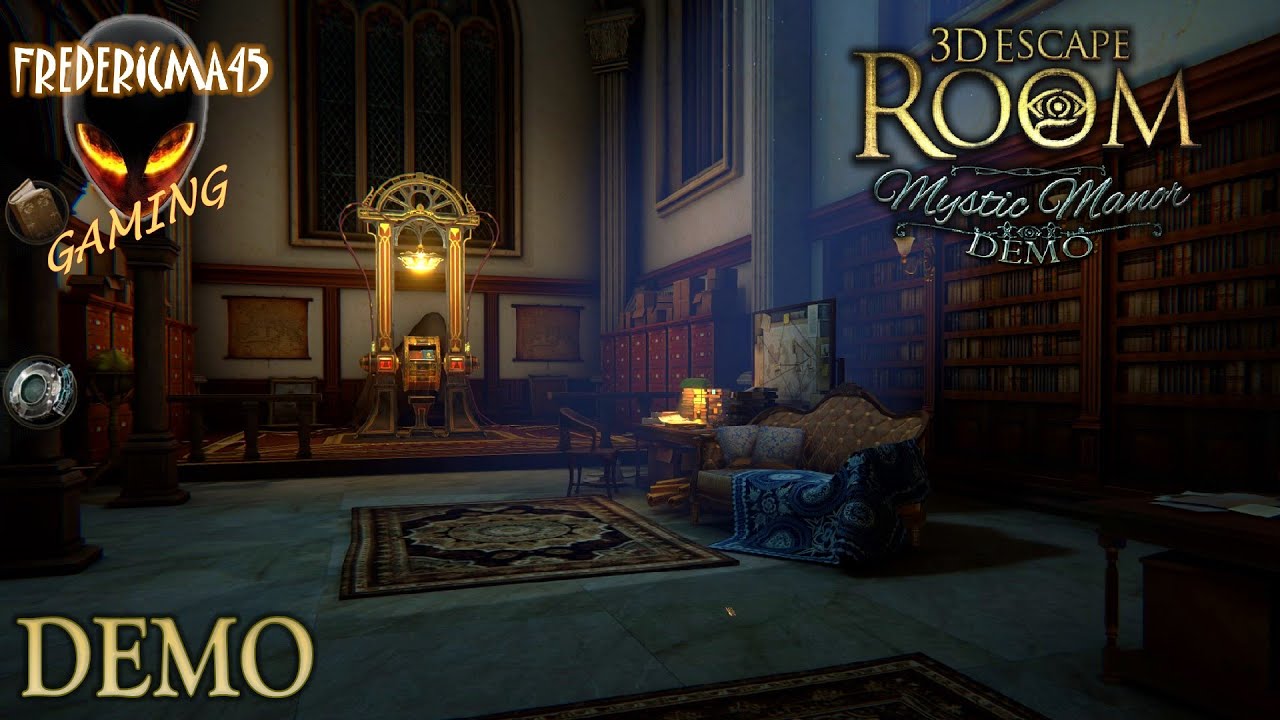 3D Escape Room: Mystic Manor FULL DEMO Walkthrough (Puzzle Escape Game ...