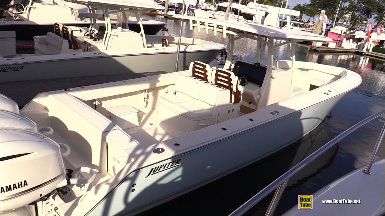 2021 Jupiter 38 Center Console Walkaround Tour - 2020 Fort Lauderdale ...