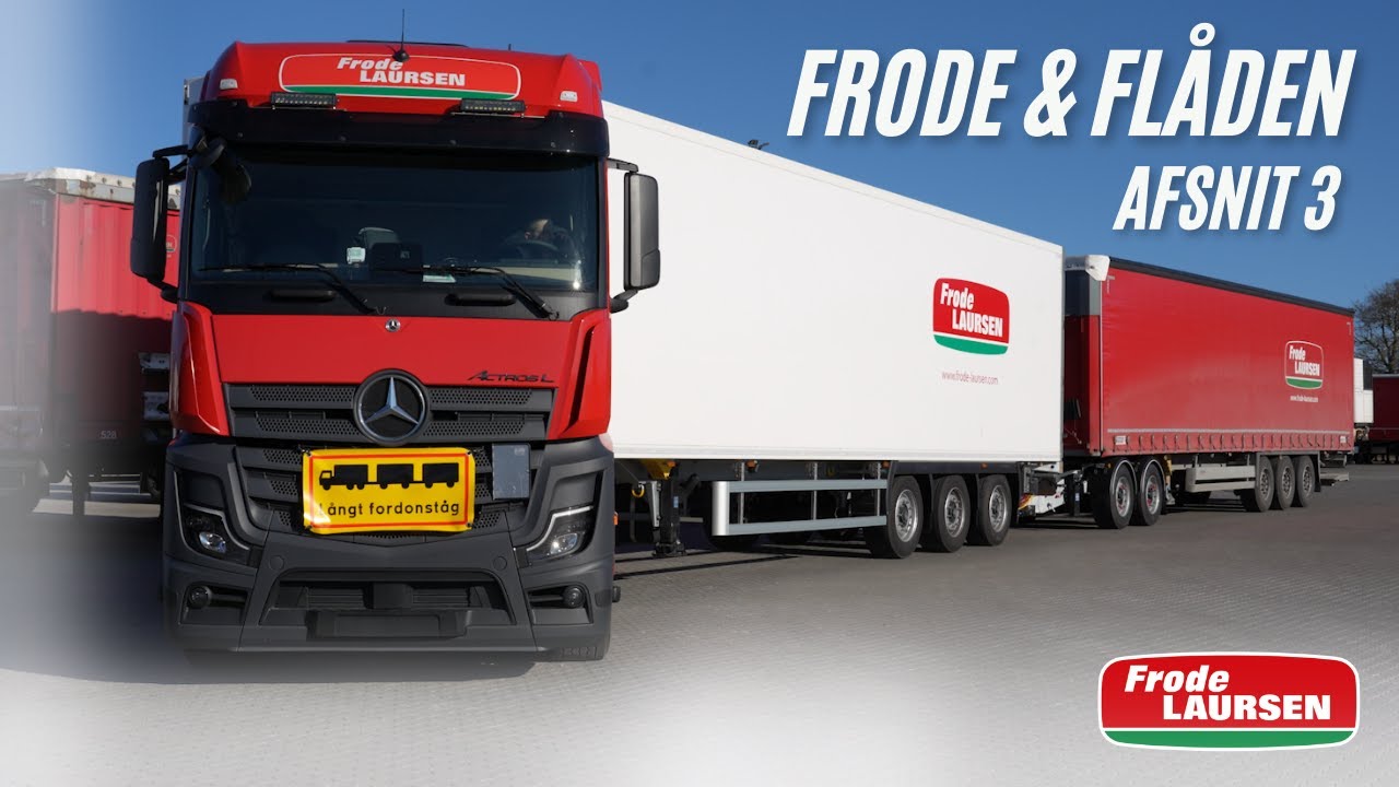 FRODE OG FLÅDEN: MERCEDES-BENZ ACTROS 2853 & EMS2 DOBBELTTRAILER ...