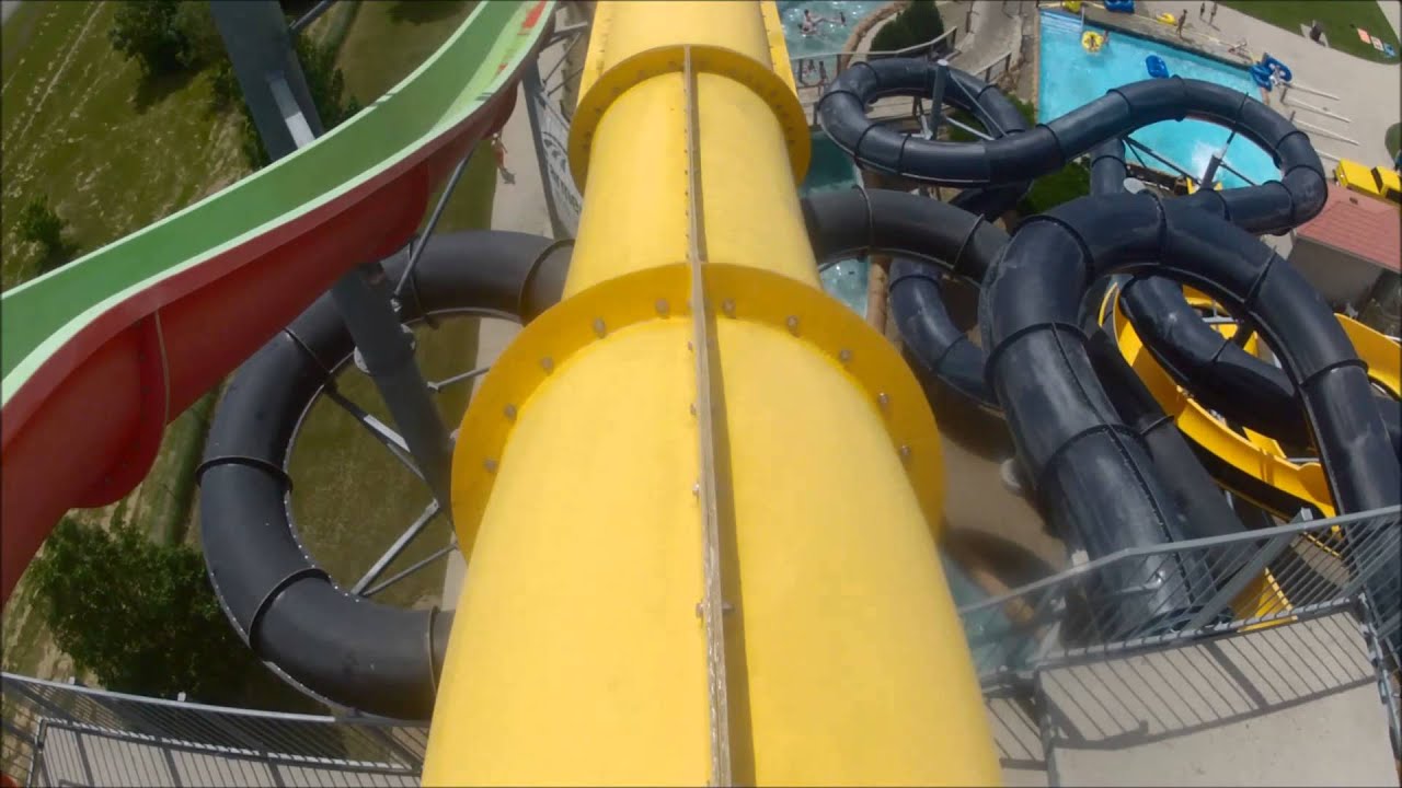 Raging Rivers Speed Slide - YouTube