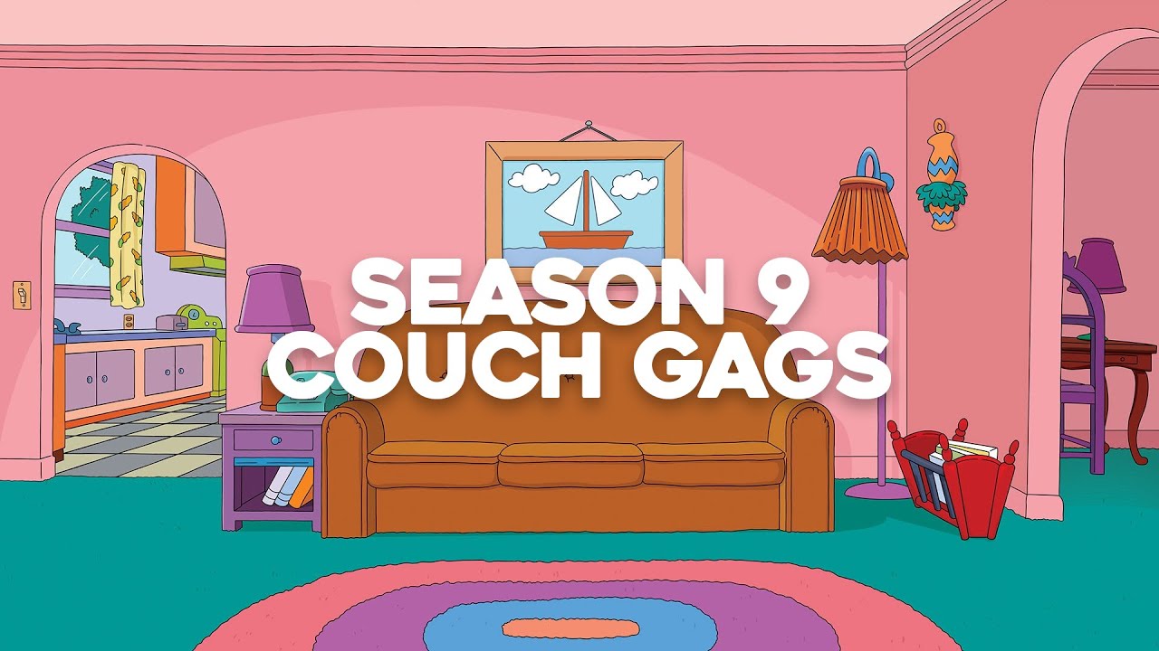 The Simpsons Season 9 Couch Gags - YouTube