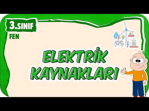 Elektrik Kaynakları 📗 3.Sınıf Fen #2025