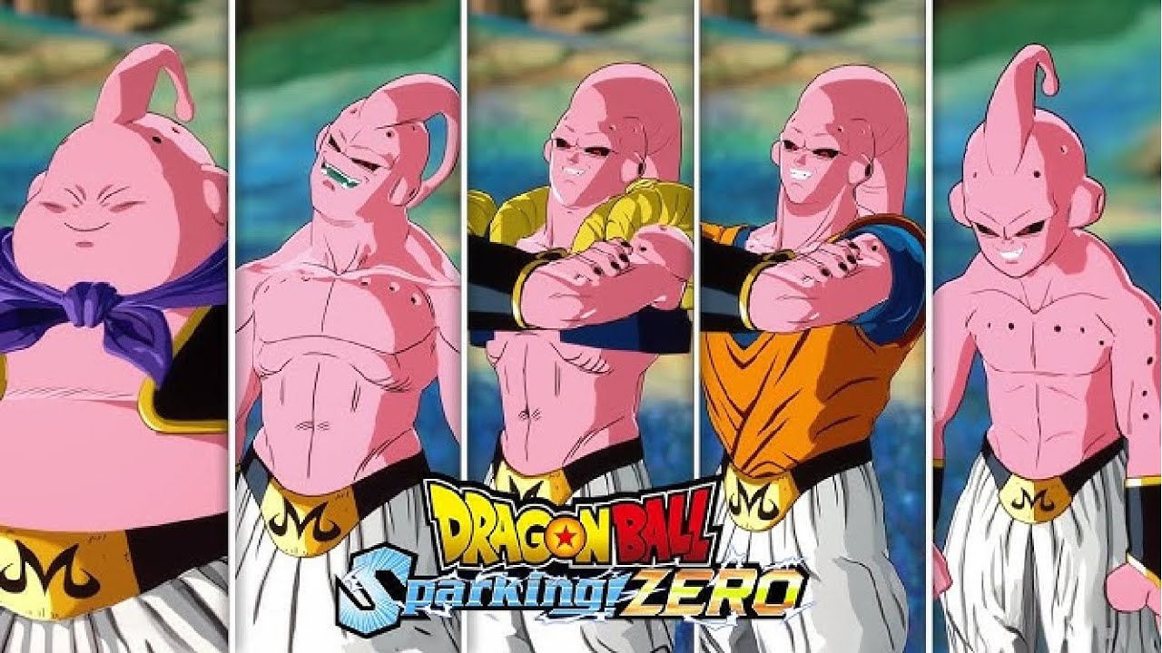 TODAS las FORMAS de MAJIN BUU en Dragon Ball Sparking Zero - YouTube
