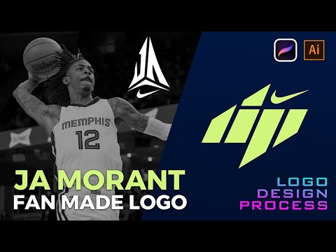 I made a Logo for NBA player - Ja Morant Logo Fan Made Design - YouTube