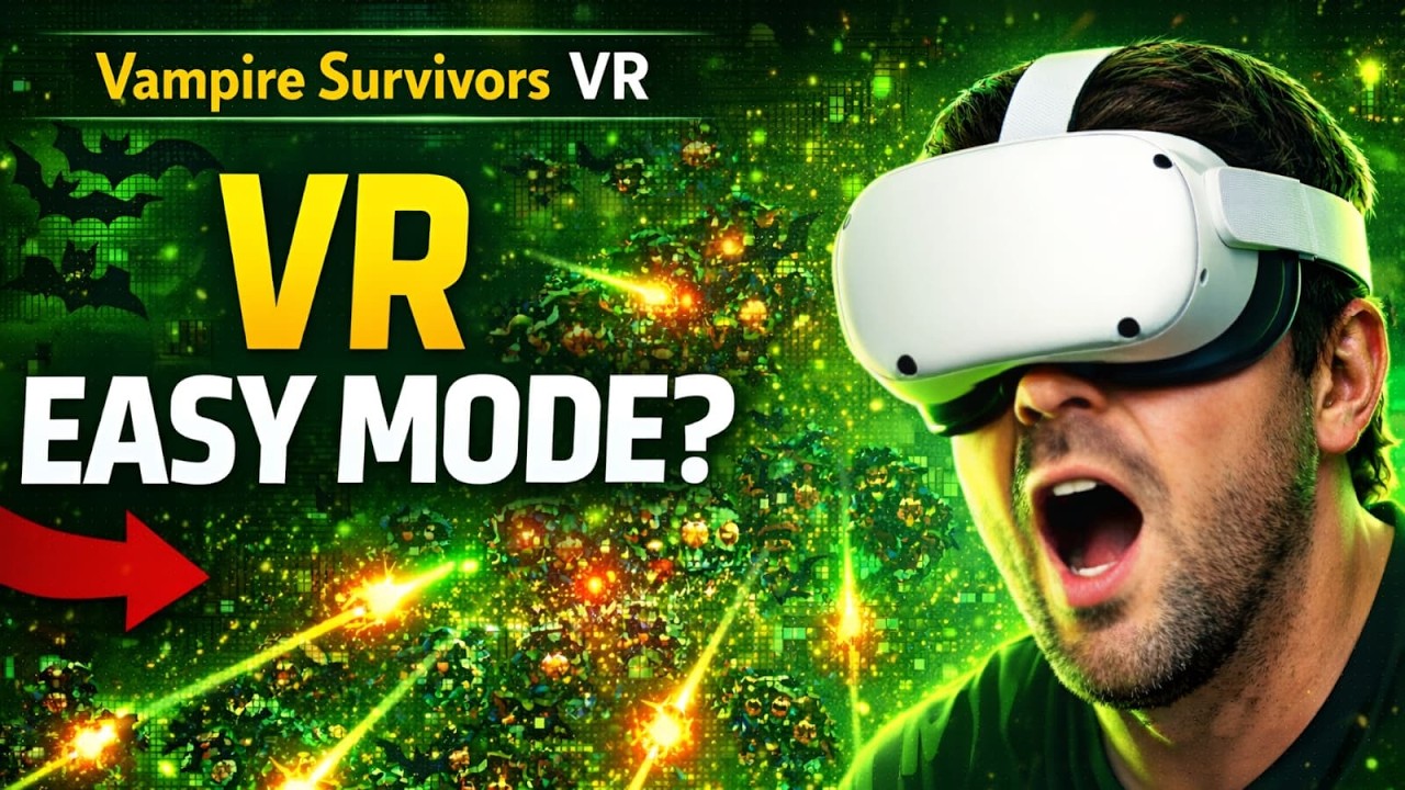 Vampire Survivors VR Is Comfortable And That’s t - YouTube