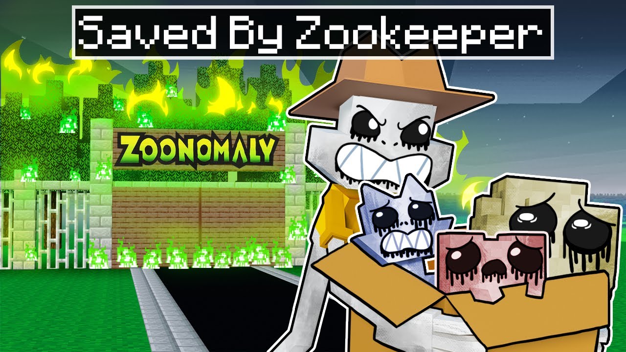 SAVED by the ZOOKEEPER... (Minecraft) - YouTube