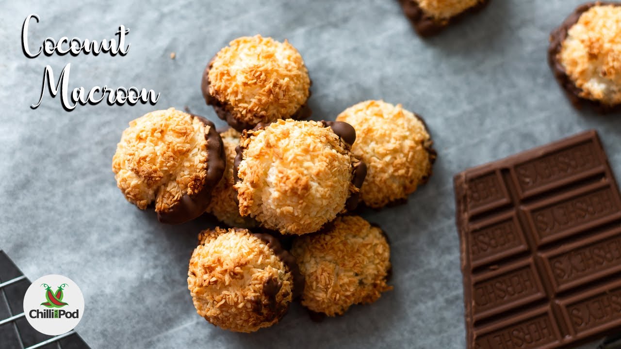How To Make Chocolate Coconut Macaroons | Coconut Macaroon recipe ...