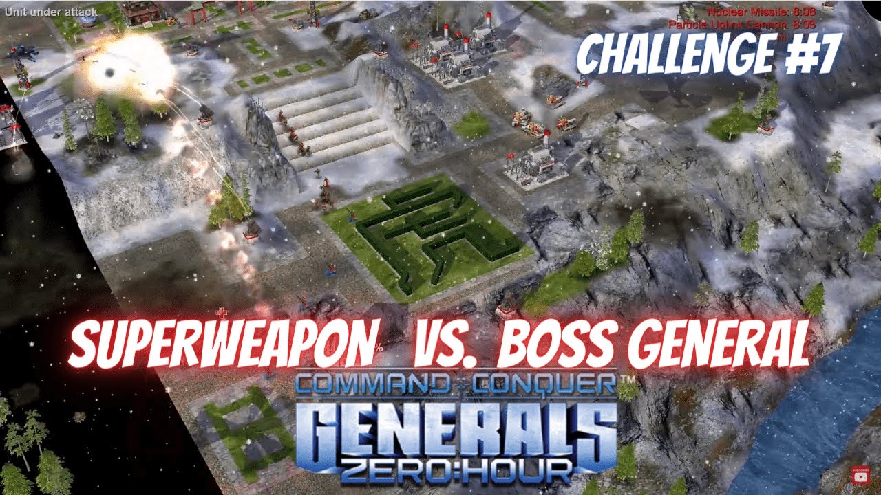 Zero Hour USA Superweapon Challenge #7 – vs Boss General (Hard ...