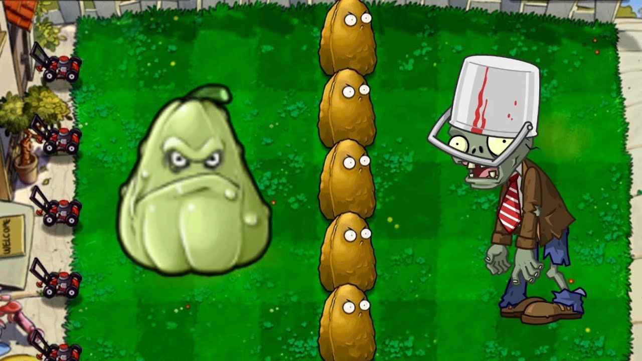 squash vs zombie || plants vs zombie - YouTube