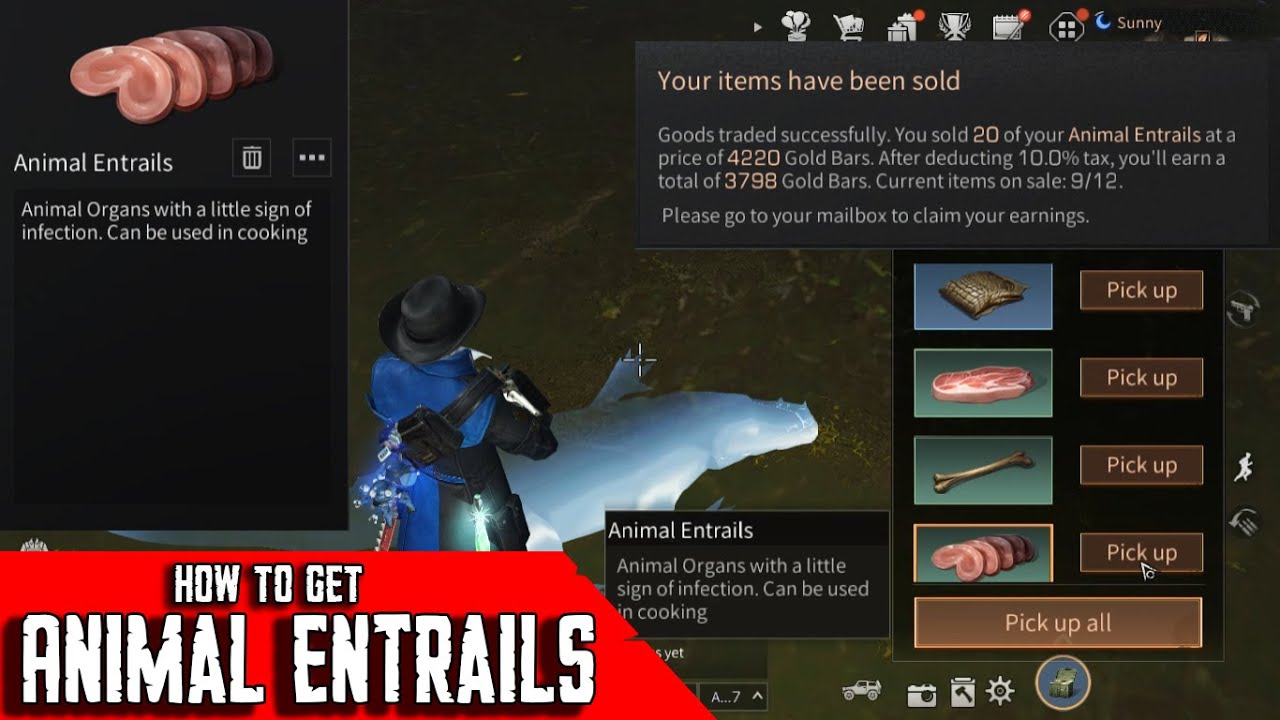 How to get Animal Entrails after Season 3 Update - YouTube