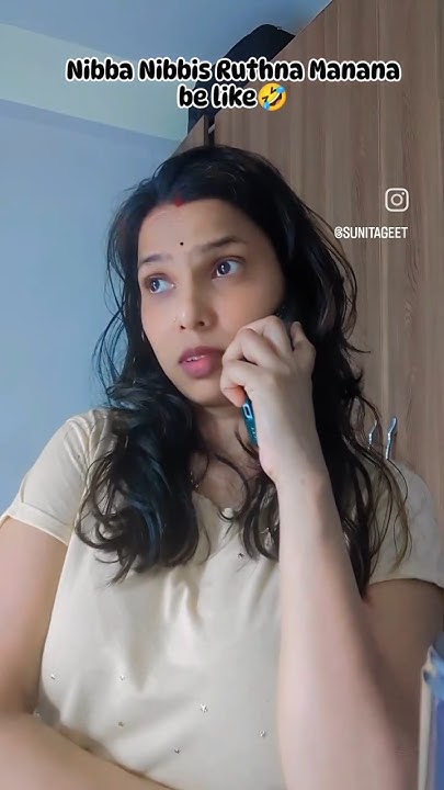 NIBBA Nibbis Love story ☺️#comedy #husbandwifecomdey #funny #funnyhusbandwife #comedyvideos # ...