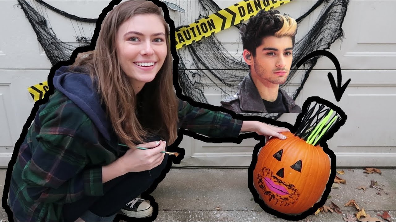 I Made One Direction Pumpkins - YouTube