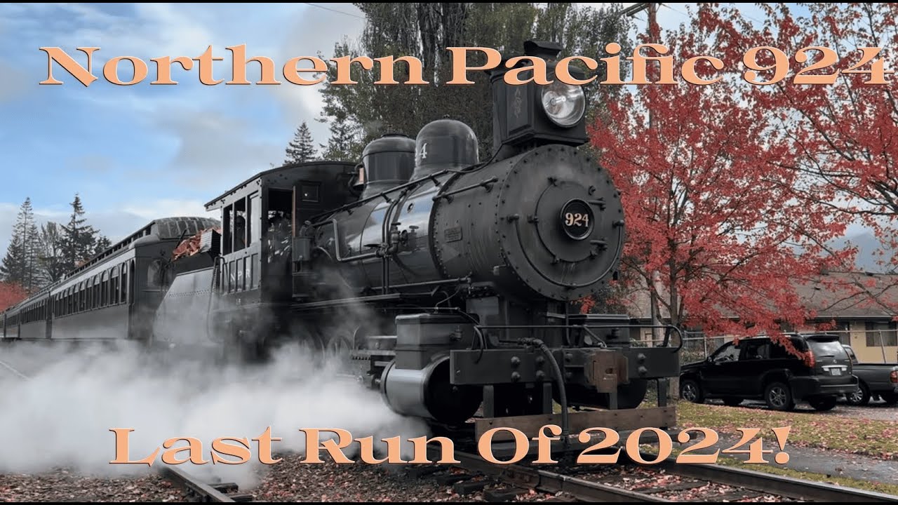 Northern Pacific 924 Last Run Of 2024! - YouTube